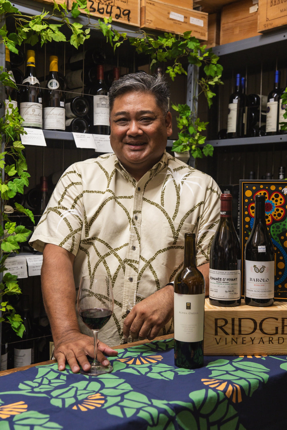 Lāʻie Nā Lau Ulu Aloha Shirt- Limestone – Sig Zane Designs